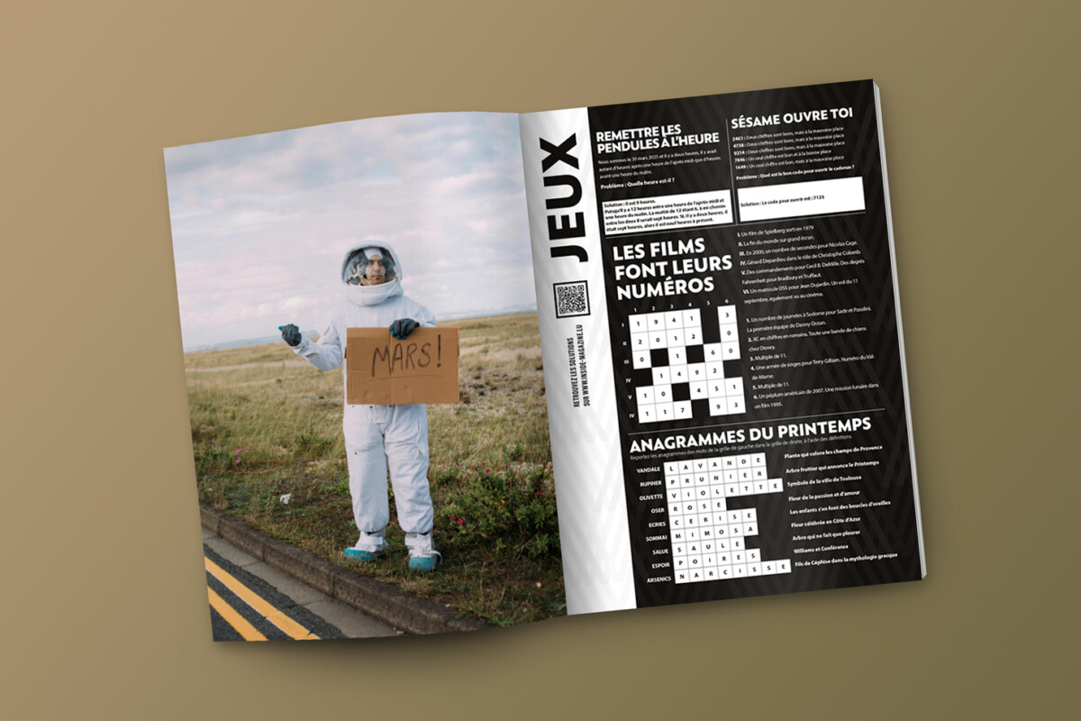 Les solutions jeux : Mars 2025 - Inside Magazine